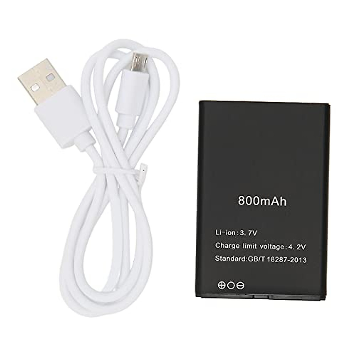 Elderly Cellphone, Dumb Phone ABS 2G 1400mAh Dual SIM Card for Home (Blue)