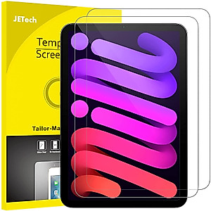 JETech Screen Protector for iPad mini (A17 Pro, 2024 Model, 7th Generation) / mini 6 (2021 Model, 6th Generation), 8.3-Inch, Tempered Glass Film, 2-Pack