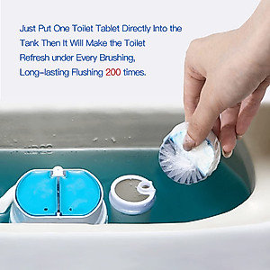 KIISIISO Toilet Bowl Cleaners 40 PACK,Long-Lasting Toilet Bowl Cleaner Tablets with Sustained-Release Technology Against Tough Stains,Automatic Toilet Cleaner for Deodorizing & Descaling