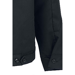 Dickies mens Eisenhower Front-zip athletic insulated jackets, Black, XX-Large US