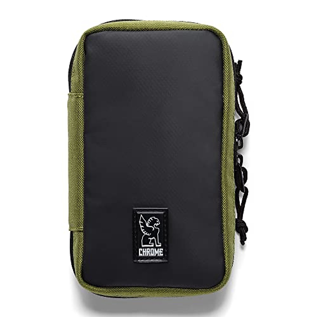 Chrome Industries Tech Accessory Utility Pouch - Bag Organizer for Cables, Chargers, Stylus, and Pens, Olive Branch