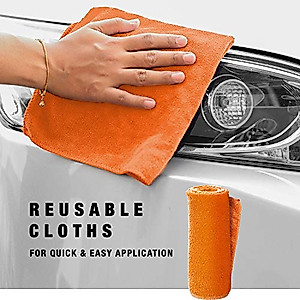 Nu Finish 4 Piece Car Care Kit, All in One Complete Car Care Kit, Includes Scratch Doctor Scratch Remover, Car Polish, and 2 Microfiber Cloths