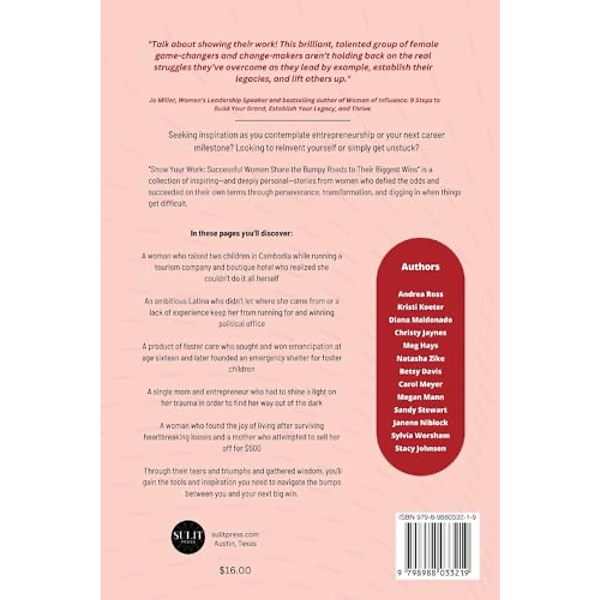 Show Your Work: Successful Women Share the Bumpy Roads to Their Biggest Wins