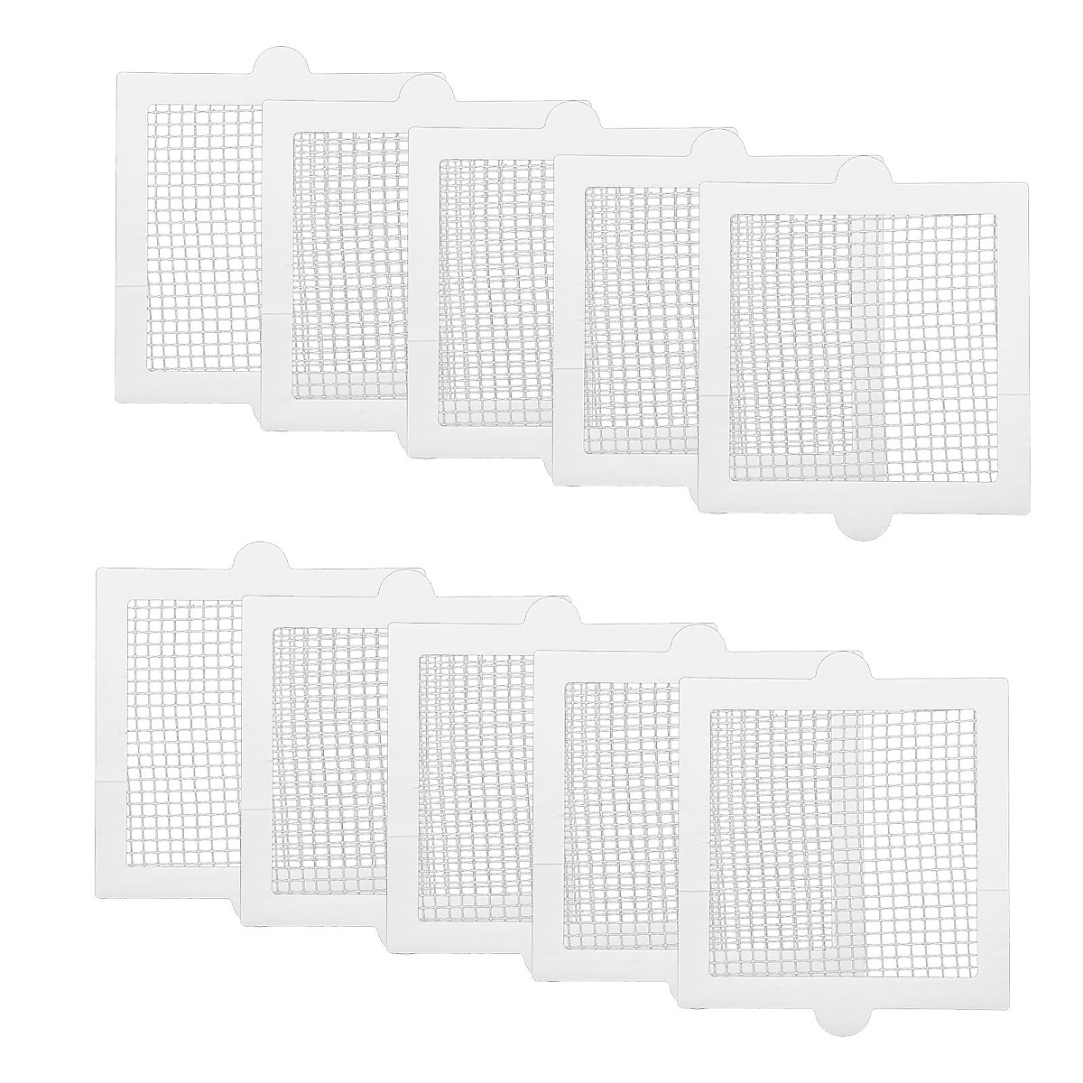 10pcs Disposables Hair Catcher For Bathtub Shower Drain Cover For Kitchen Bathroom Accessories Hair Stopper Sticker