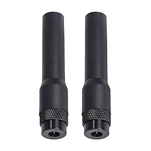 Bingfu Dual Band VHF UHF 136-174MHz 400-470MHz Ham Radio Antenna Handheld Two Way Radio SMA Male Soft Antenna 2-Pack for Icom Yaesu Vertex Ham Radio Walkie Talkie Standard Horizon Marine VHF Radio