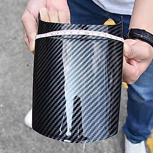 Motorbike Fender Extension Cover, Zcargel Plastic Extended Water Flap Splash Cover Motorcycle Modification Accessories Mud Tile Cover Carbon Fiber Fit For Most Motorcycle 21Cm X 12.5Cm
