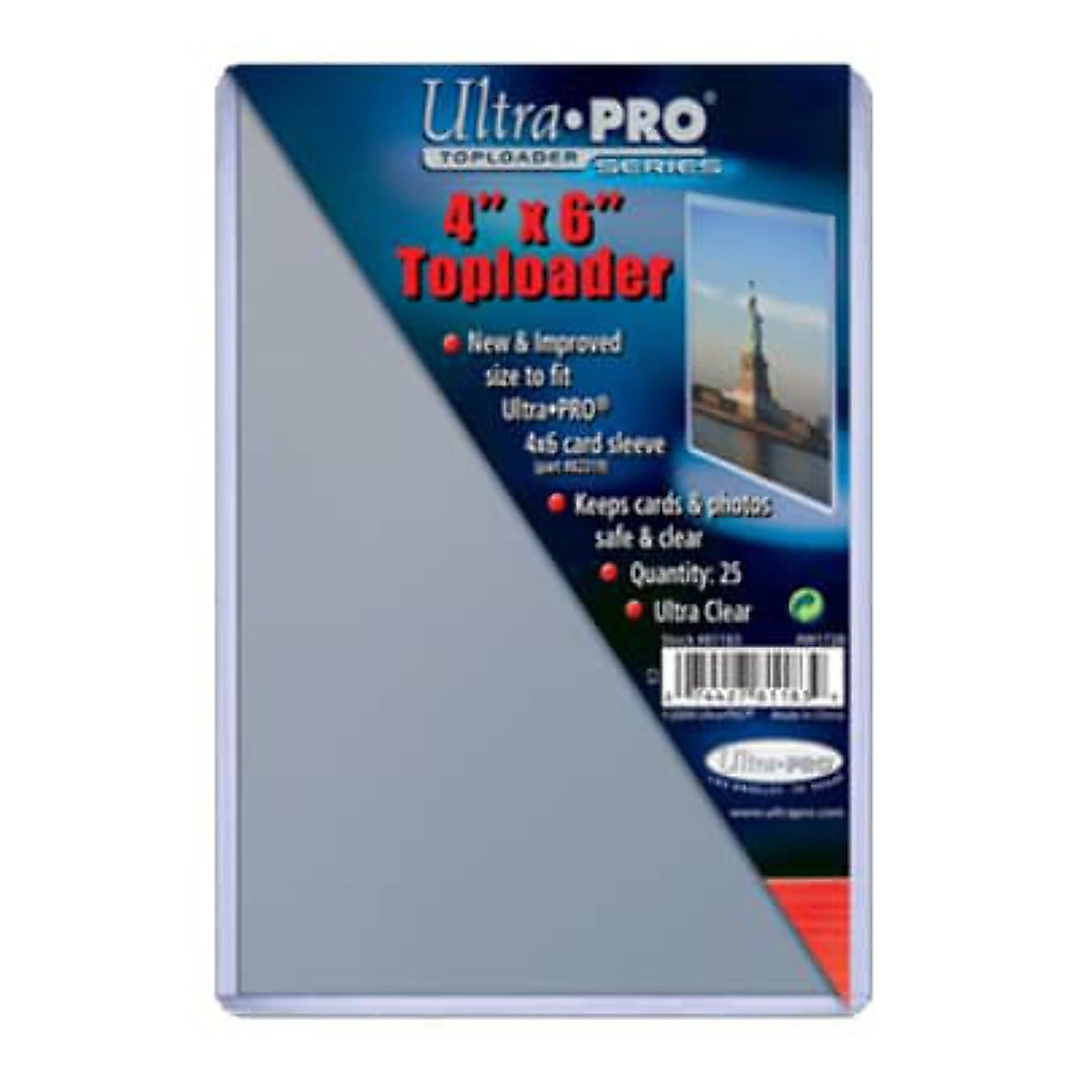 Ultra Pro 4" X 6" Toploader 25ct
