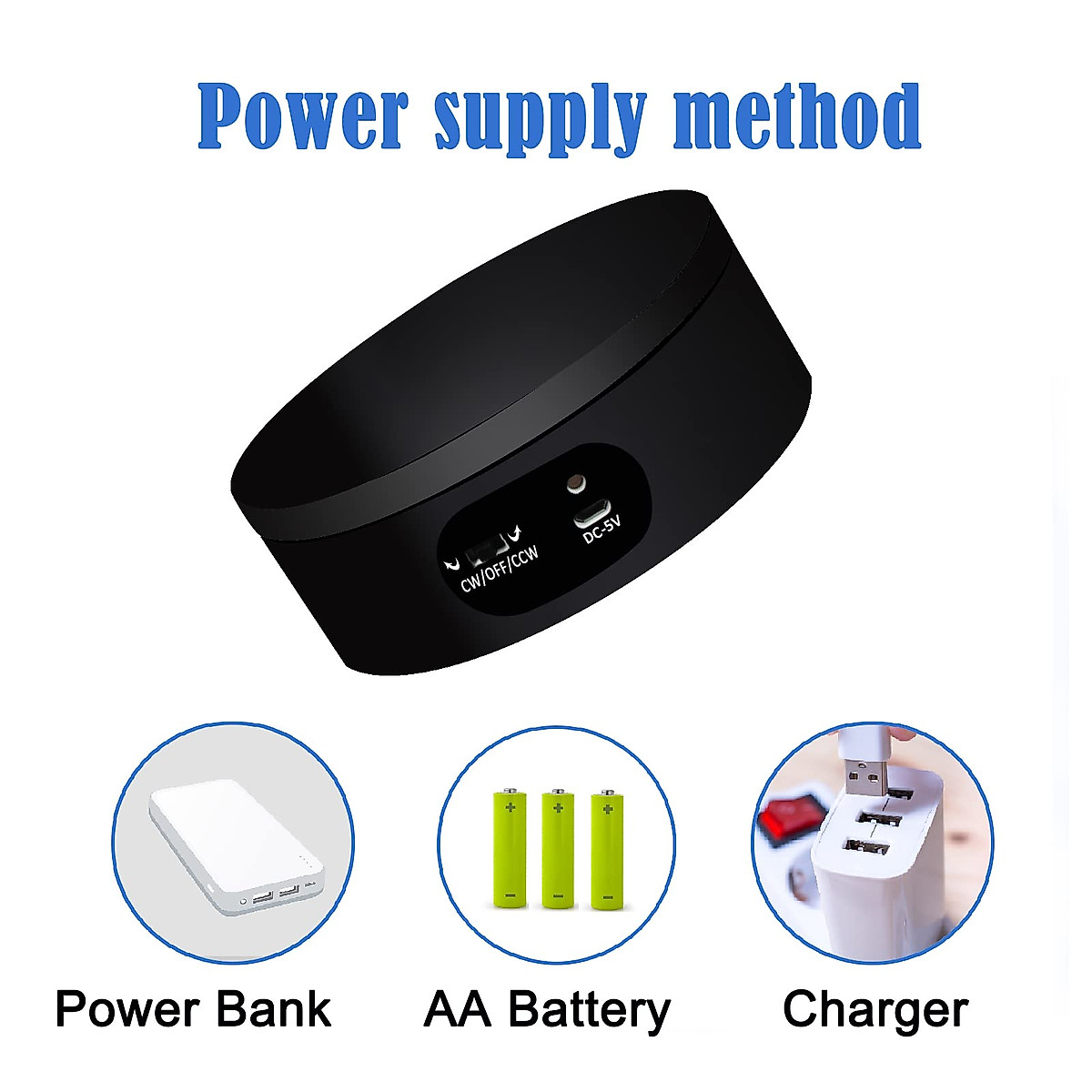 YVV Motorized Rotating Display Stand, Cup Display Turner Stand, Electric Rotating Base for Glitter Tumblers, 360 Automatic Mute Rotating Turntable with 4 Colors Backgrounds for Epoxy Cup Display