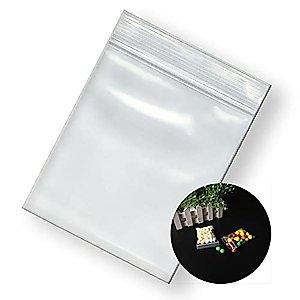 Mini Plastic Bags,400pcs 3"*3" Transparent Small Plastic Bags,JINYONBAG Small Zipper Bags for Jewelry, Coins, Beads,Small Items.......