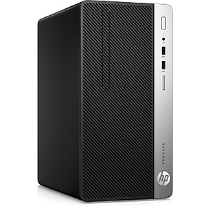 HP Desktop Computer ProDesk 400 G4 (Z2H64UT#ABA) Intel Core i5 7th Gen 7500 (3.4 GHz) 4 GB DDR4 500 GB HDD Windows 10 Pro 64-Bit