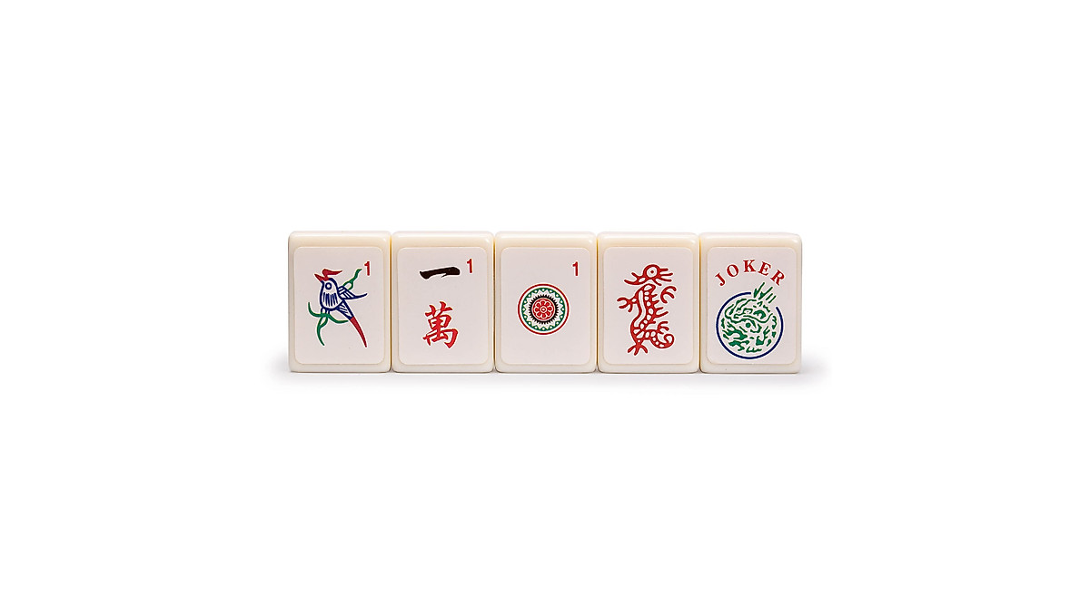 Yellow Mountain American Mahjong Tile Decals - 180 Stickers