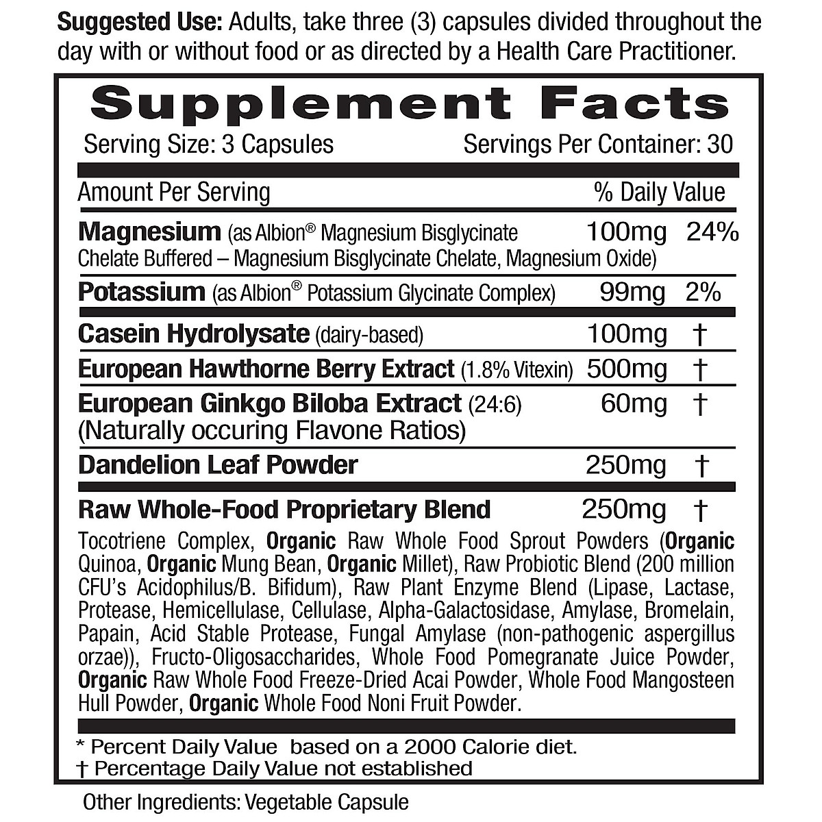 EMERALD LABS Blood Pressure Health - Made with Hawthorn Berry, Ginkgo Biloba, Magnesium & More to Support Blood Pressure Levels in a Normal Range - 90 Vegetable Capsules