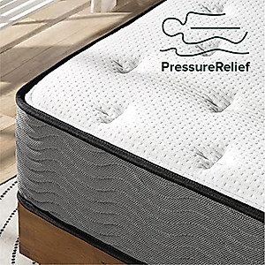 ZINUS 10 Inch Support Plus Pocket Spring Hybrid Mattress / Extra Firm Feel / Heavier Coils for Durable Support / Pocket Innersprings for Motion Isolation / Mattress-in-a-Box, Full