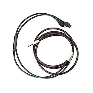 NewFantasia Audio Cable Compatible with Sennheiser HD650, HD600, HD580, HD660S, Massdrop HD6XX Headphones, Remote Volume Control Mic for Samsung Galaxy Xiaomi Huawei Android Phone