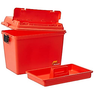 Plano Extra Large Dry Storage Box with Tray Orange