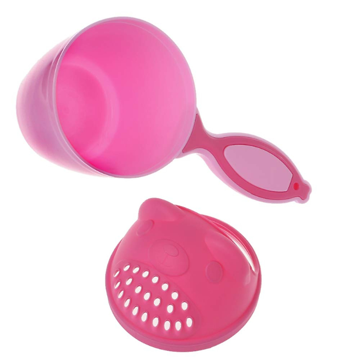 Rinser Rinse Cup Baby Shampoo Shower Bathing Protect Soft Cap Hat Baby Bath Set