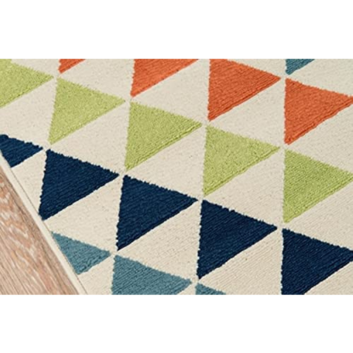 Momeni Rugs , Baja Collection Contemporary Indoor & Outdoor Area Rug, Easy to Clean, UV protected & Fade Resistant, 5'3" x 7'6", Multicolor