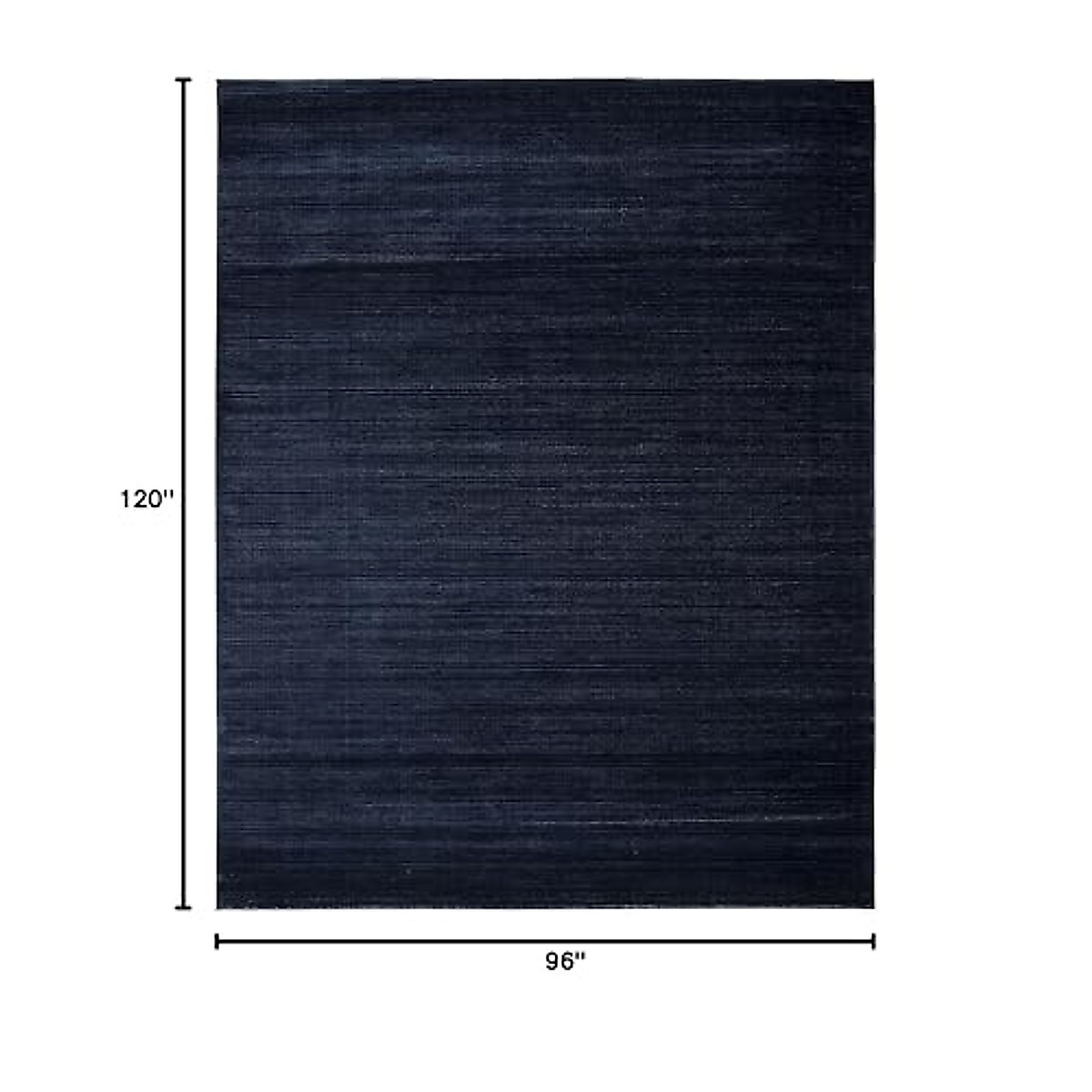 SAFAVIEH Vision Collection Area Rug - 8' x 10', Navy, Modern Ombre Tonal Chic Design, Non-Shedding & Easy Care, Ideal for High Traffic Areas in Living Room, Bedroom (VSN606N)