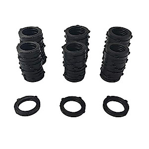 HQMPC Hose Seals Garden Hose Gasket Seal Hose Connector Gaskets O Ring 30Pcs for Leak Proof