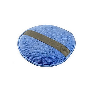 Glart 43PP Microfibre Hand polishing Sponge Set of 3, 130x25 mm, Wax applicator pad for waxes, Polishes, Paint Cleaner, car Polish, Instead of polishing Machine