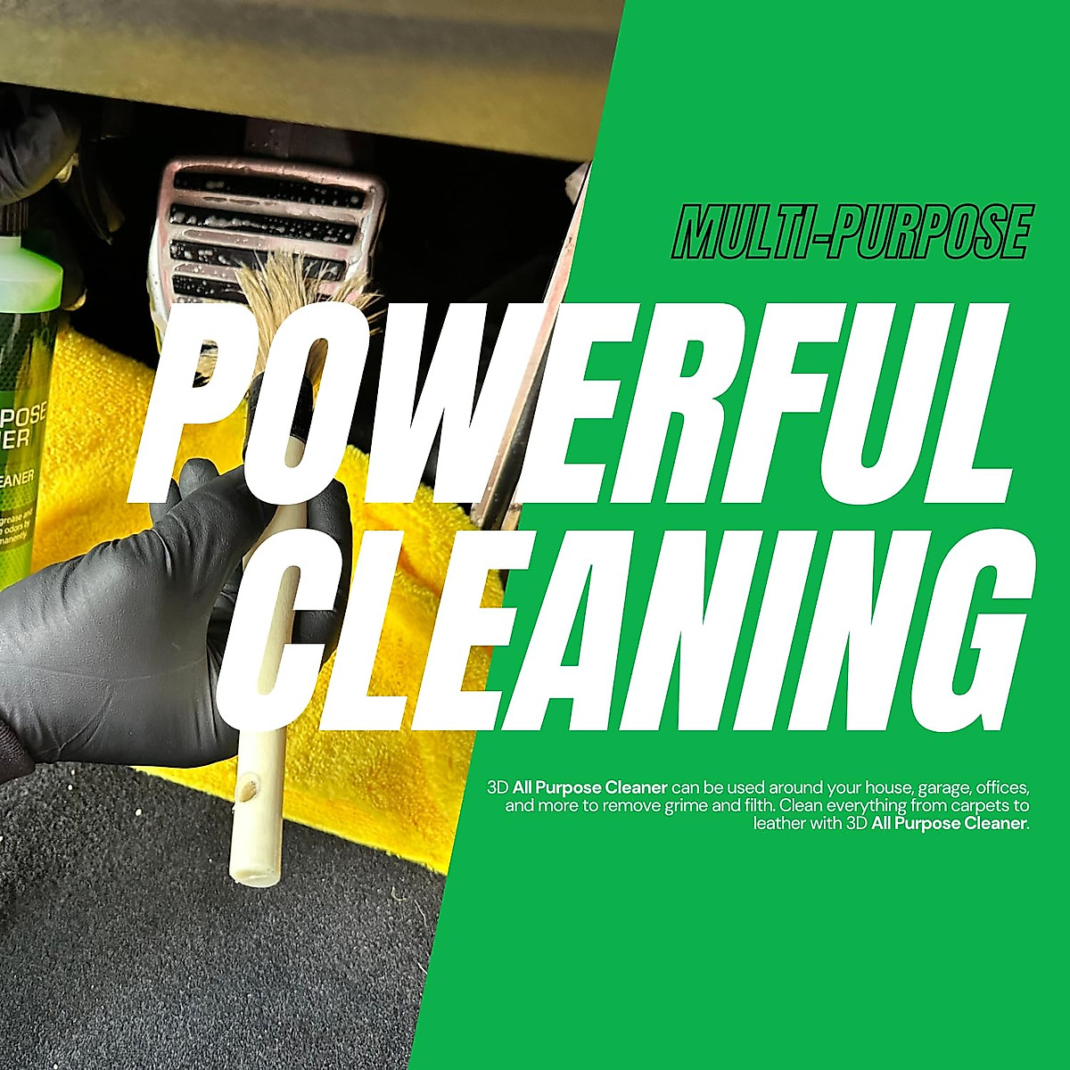 3D All Purpose Cleaner for Car, Home & Office Use - Multi Surface Cleaner Spray 16oz.