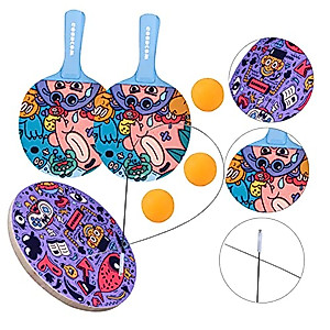 BIUDECO 1 Set Table Tennis Trainer Practice Tool Table Tennis Practicing Toys Pong Training Device Indoor Game Toys Sports Plaything Portable Table Tennis Household Suit Abs Child