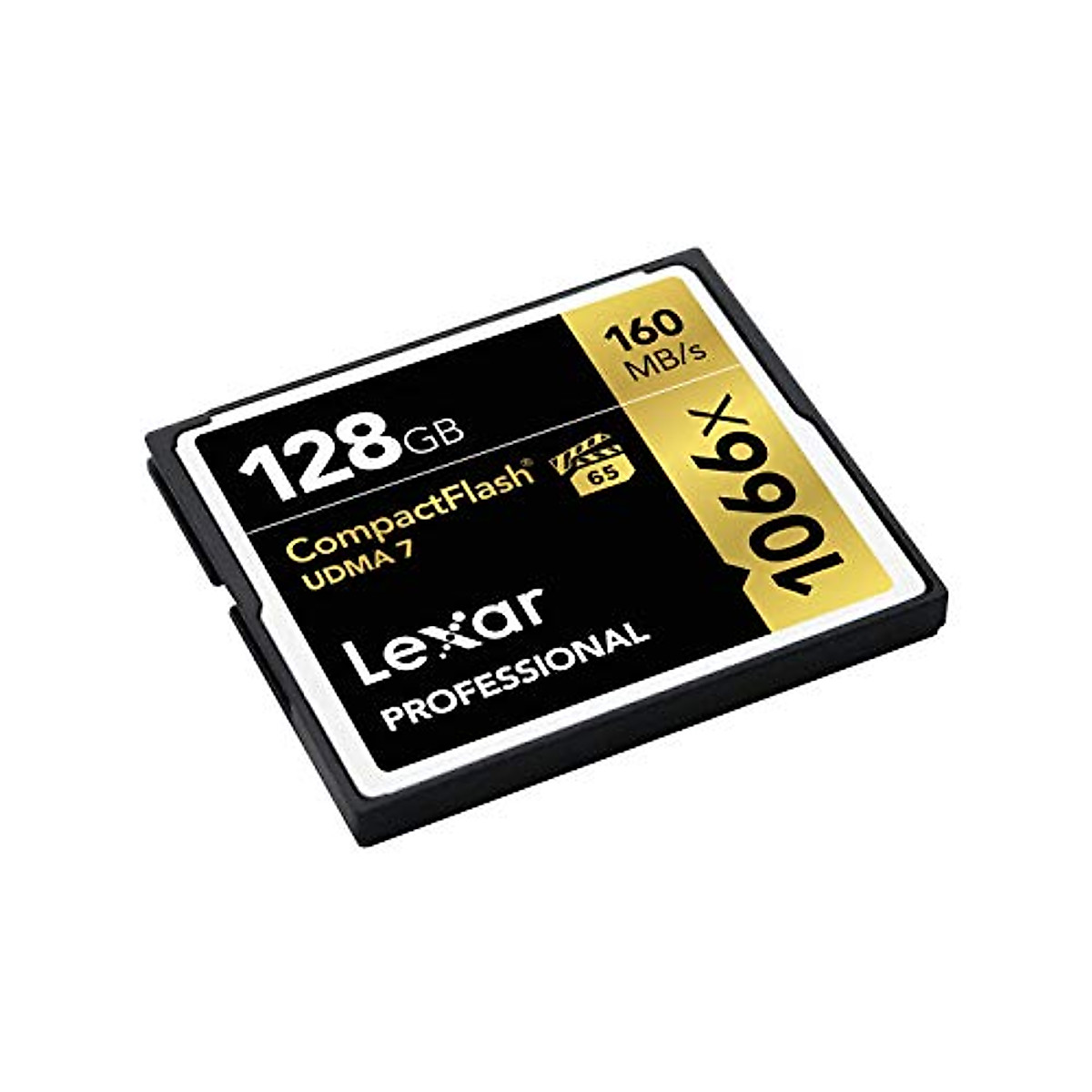 Lexar Professional 1066x 128GB CompactFlash Card, Up to 160MB/s Read, for Professional Photographer, Videographer, Enthusiast (LCF128CRBNA1066)