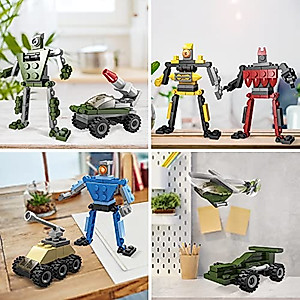 JMBricklayer Party Favors for Kids, 12 in 1 Robot Building Block Sets for Party Favors Goodie Bags Fillers Stocking Stuffers, Birthday Gifts,Classroom Prize Supplies