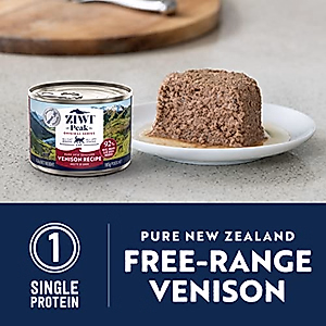 ZIWI Peak Canned Wet Cat Food – All Natural, High Protein, Grain Free, Limited Ingredient, with Superfoods (Venison, Case of 12, 6.5oz Cans)
