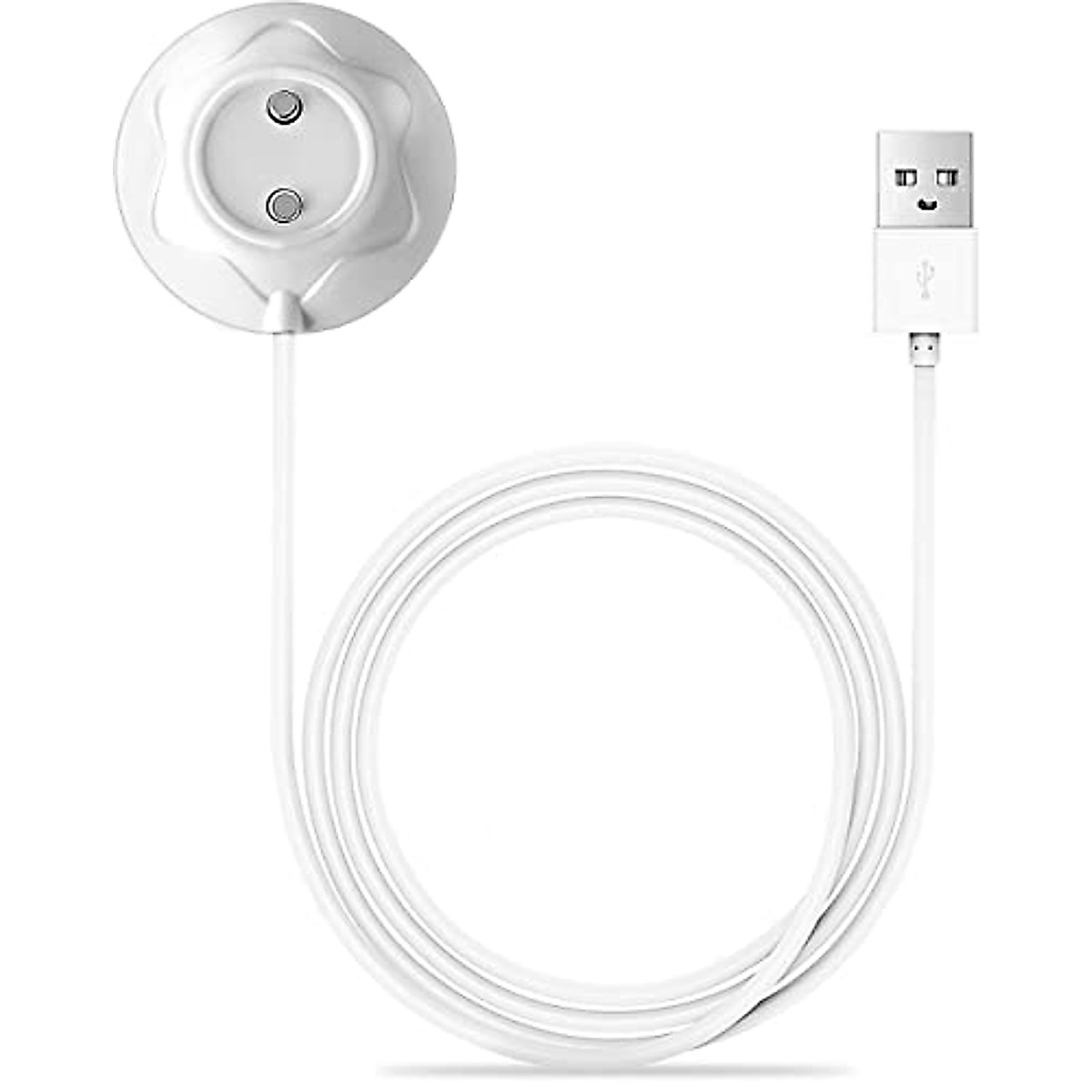 Rose Toy Charger, Rose Charger, Replacement Rose Toy Charger, Standing Magnetic Adapter Fast Charging USB Cable Cord Replacement Base Dock Station for Rose Massagers Only, 2.5Ft