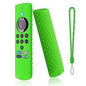 Remote Cover Replacement for Fire TV Stick Lite 2nd Gen. 2022 Controller, Silicone Case with Lanyard, Glowing in The Dark