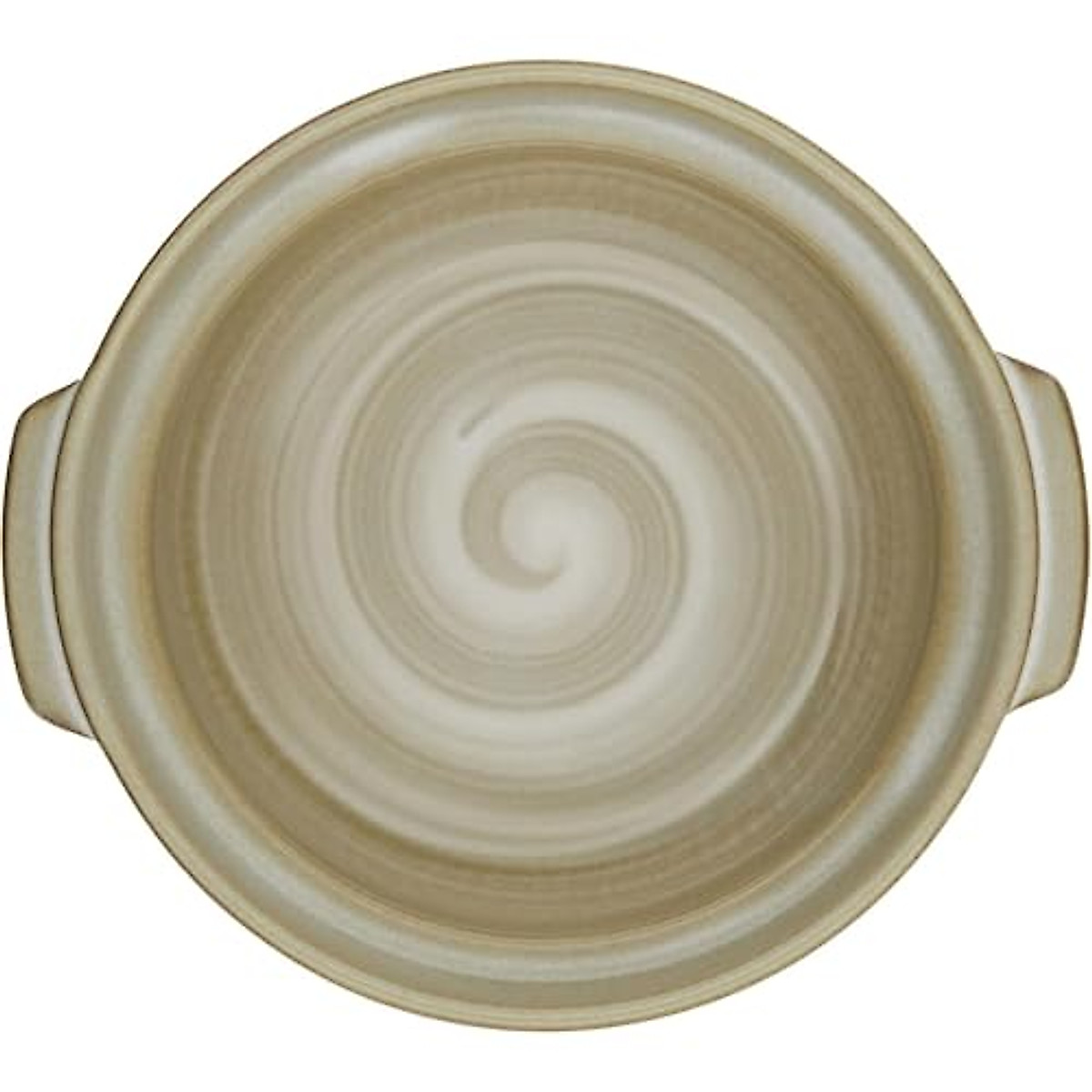 Banko Ware Ginpo Earthenware Pot (Deep Pot), No. 7, For 1-2 People, Hanamishima 21071