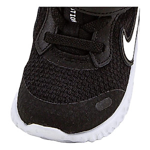 Nike Baby Boys Revolution 5 Toddler Velcro Running Shoe, Black/White-Anthracite, 5 Infant