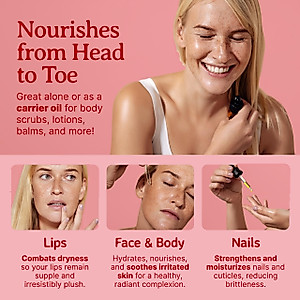 Bella Terra Oils - Organic Pomegranate Seed Oil 4oz - Basking in Phytosterols & Linoleic Acid, The Ultimate Blend for a Silken Touch & Healthy-Looking Glow