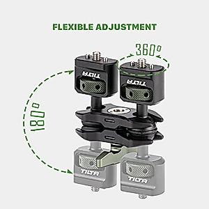 Tilta Mini Articulating Arm | Mount Camera Accessories with 1/4"-20 to 1/4"-20 (with Locating Pins) Connectors (Others Available Separately) | TA-MAA