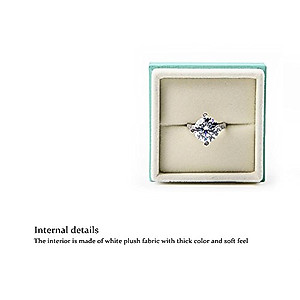 Oirlv Velvet Ring Box Bow-knot Wedding Jewelry Packaging Gift Box Showcase Display