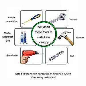 LIANGLIANG Awning Rain Door Canopy, Thickened Aluminum Alloy Has Strong Bearing Capacity, The Bulletin Board of Campus Community Windows (Black Bracket Transparent Endurance Board)