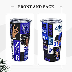 20oz Stainless Steel Vacuum Insulated Mug Double Wall Powder Coated Spill-Proof Coffee Mug Travel Tumbler for Hot and Cold Drinks with Straw and Lid Cleaning Brush