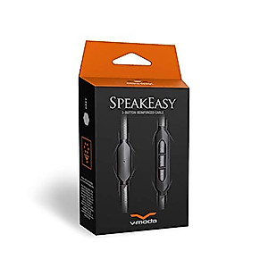 V-MODA Speakeasy 3-Button Reinforced Cable (Gray) - VC-3SZ-GREY