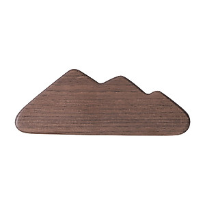 muso wood Business Card Holder for Desk Wooden Display Business Card Stand for Office Tabletop 2 Pack (Walnut)