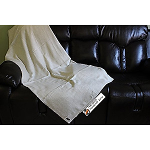 Himalayan Cashmere Throw,Natural Cashmere Blanket 54" x 108",Hand Made in Nepal