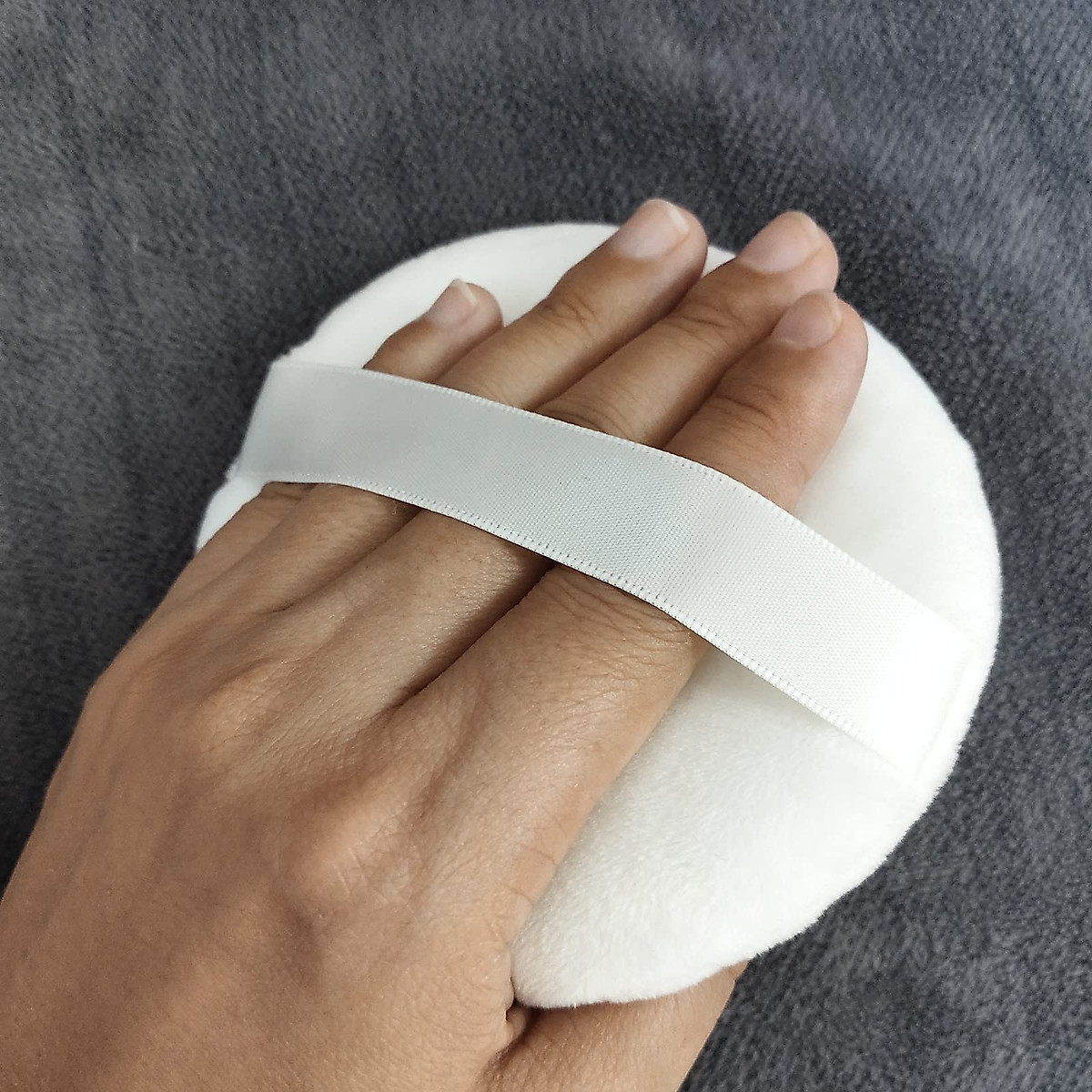 Topwon 5 Inch Powder Puff for Body Baby - Extra Large Jumbo Size Body Powder Puff Dusting Powder Blending & Setting Makeup Foundation (1 Pieces)