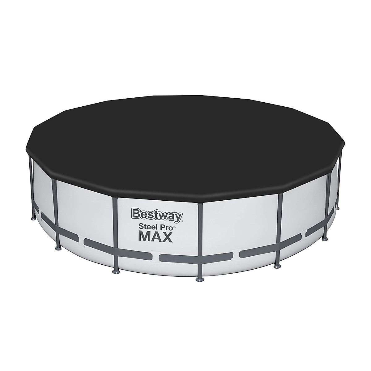Bestway: Steel Pro MAX 15' X 42" Above Ground Pool Set - 3955 Gallon, Outdoor Family Pool, Corrosion & Puncture Resistant, Includes Filter, Pump, Ladder & Cover