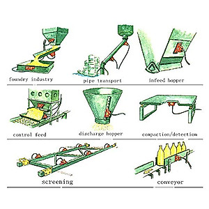 Mingfuxin G 1/4'' Pneumatic Turbine Vibrators Silent Golden Industrial Vibrator for hopper Golden GT-25 Free Muffler