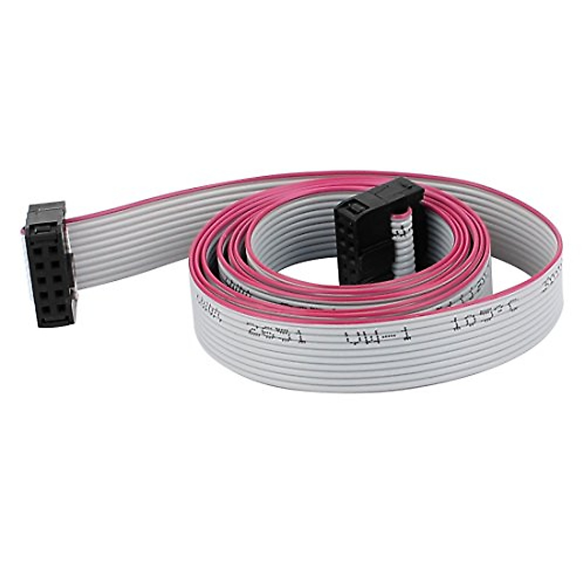 Aexit 2.54mm Pitch Cables & Interconnects 2 Row 10 Pins Female to Female IDC Connector Flat Power Cables Cable 1M