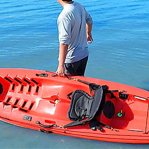 HDCBMCDDM-US 2 Hole Kayak Carry Handles 2 Pack Replacement Nylon Rubber Carry Handles with Hardware for Ocean Lifetime Pelican Emotion Perception Kayak Canoe or Suitcase Luggage