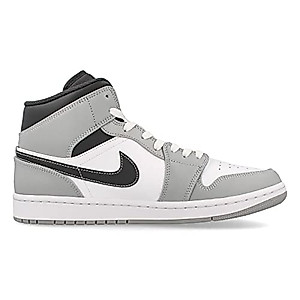 Jordan Mens Air 1 Mid 554724 078 Light Smoke Grey 2.0 - Size 10