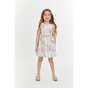 Bonnie Jean Girl's Spring Easter Dress and Coat Set for Baby, Toddler and Little Girls, Coral, 8