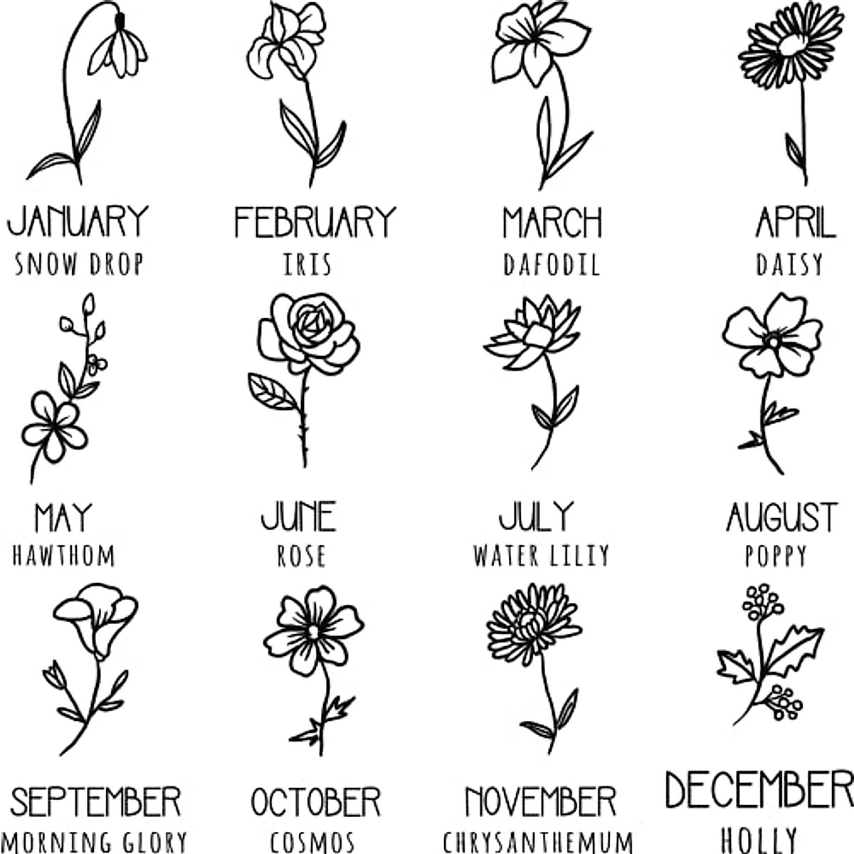 Leather Handmade Bookmarks for Book Lovers Women and Men, Personalized Birth Month Flower Bookmark, Custom Leather Bookmark,