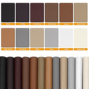 Leather Repair Tape Patch - 4 x 63 inch Leather Repair Patch Self Adhesive Vinyl Repair Tape - Furniture Leather Repair Kit for Car Seats,Couches,Jackets,Sofas,Handbags Black